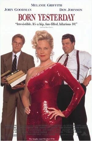 Уроки любви / Born Yesterday (1993, Мелани Гриффит, Джон Гудман, Slim Case) DVD-R