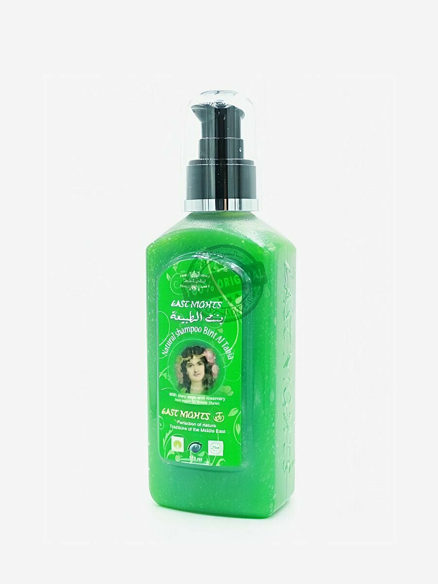 East Nights Bint Al Tabia шампунь-эмульсия целебный травяной для склонных к жирности волос с шалфеем и розмарином 175мл. Сирия