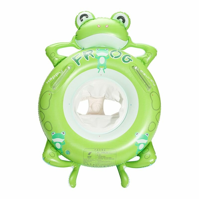 Надувной круг для плавания детский с трусами для малышей. Лягушка. 60 см.