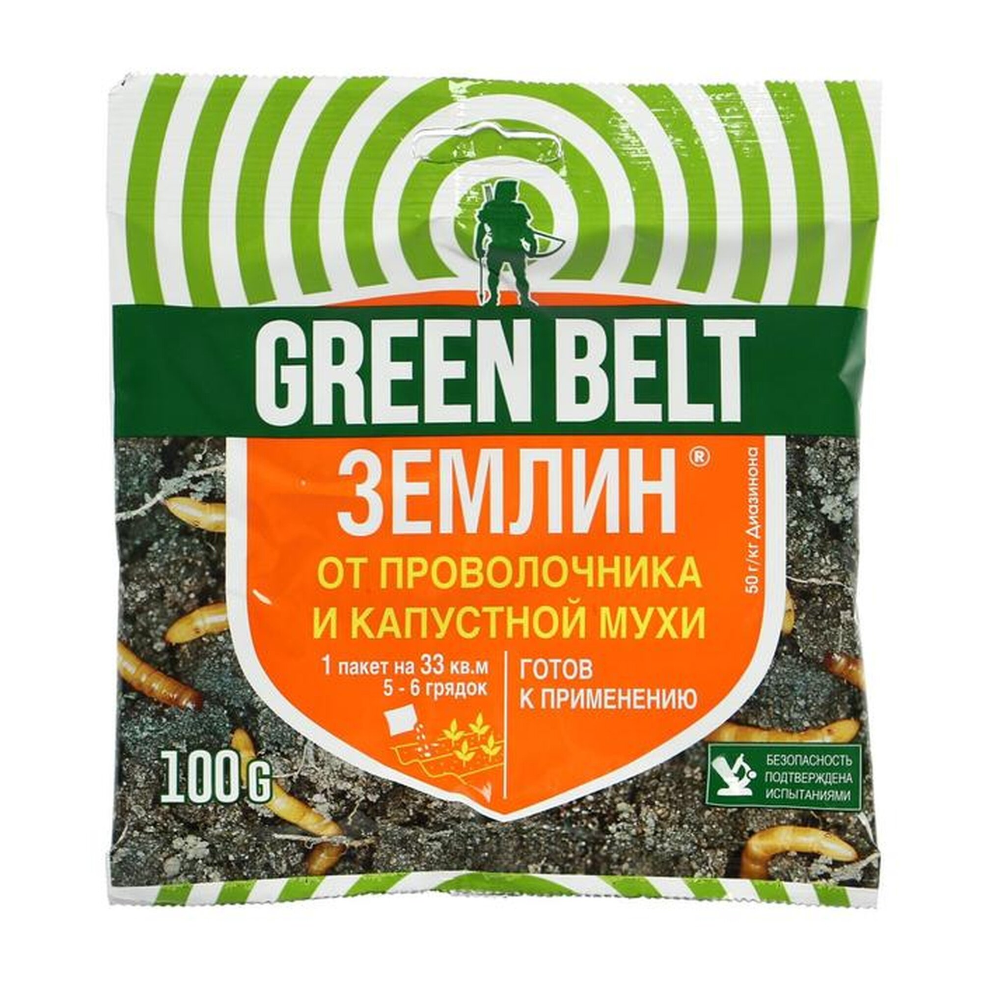 Средство от насекомых Green Belt "Землин", от проволочника, 100г