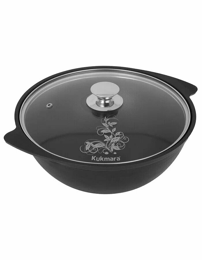 Казан с крышкой Kukmara Традиция, с антипригарным покрытием, 3,5 л