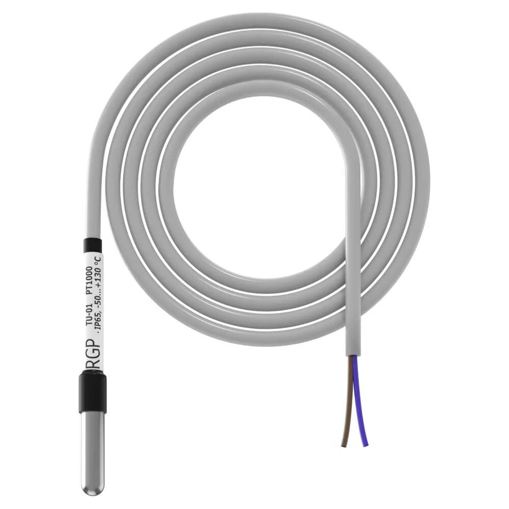 Завод RGP Накладной датчик температуры в гильзе 30 мм. TU-01 PT1000