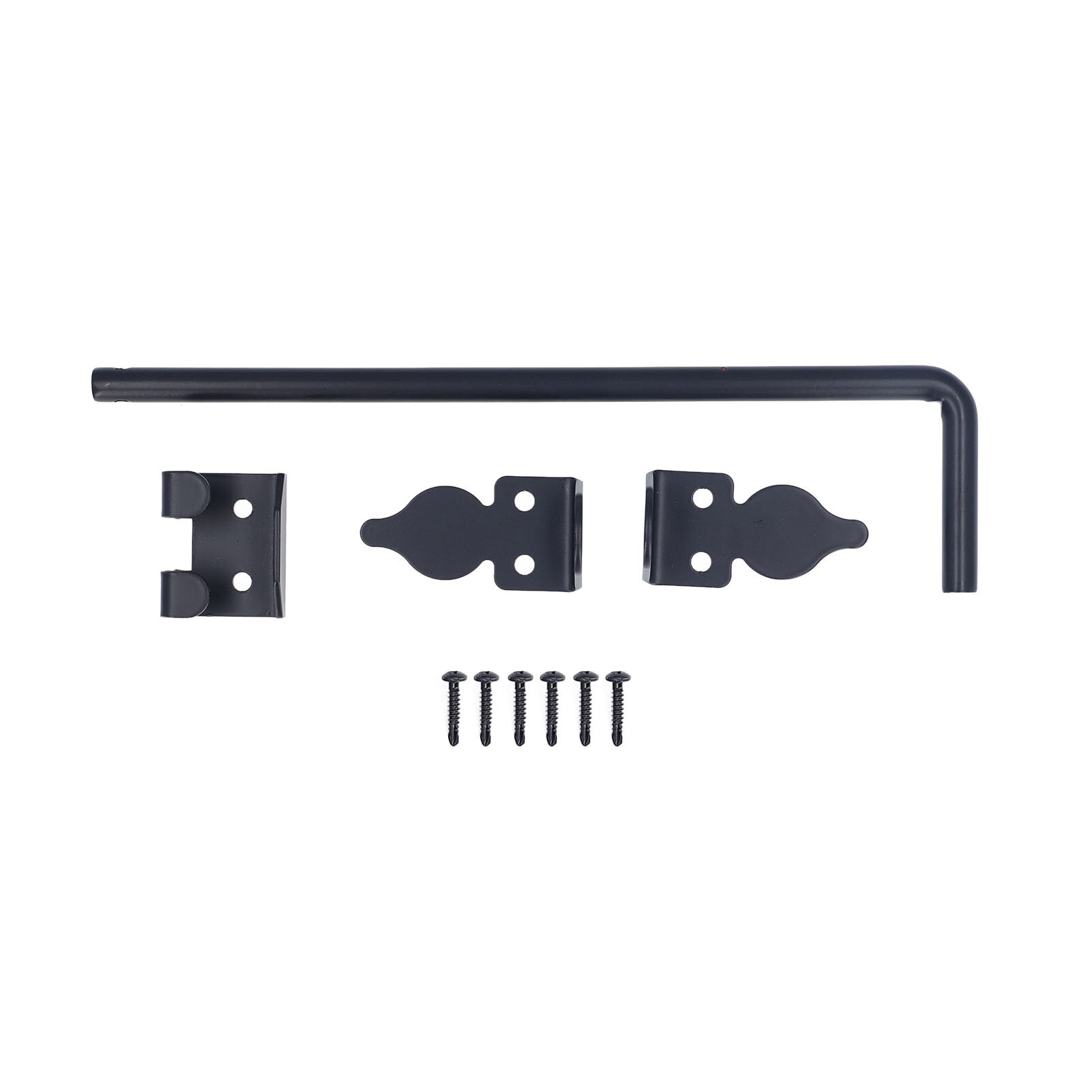 Шлагбаум Для Ворот: 12-Дюймовая Стальная Задвижка С Защитой От Самопроизвольного Открытия - Устойчивый К Погоде Дроп Род Для Деревянных И Металлических Ворот