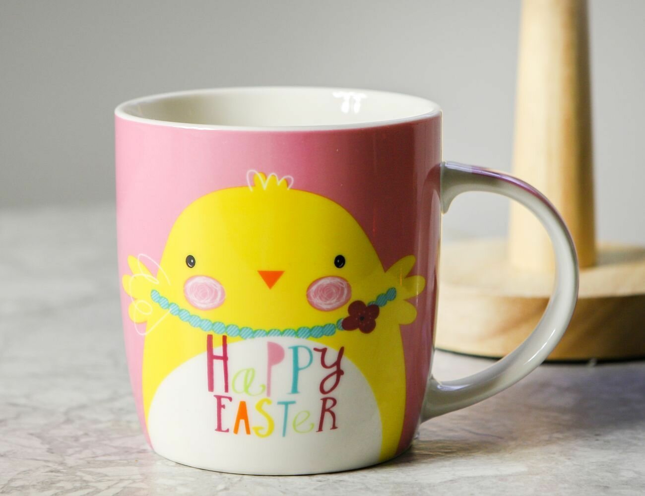 Фарфоровая чашка пасхальный цыпленок, 370 мл, Koopman International Q75600570-4