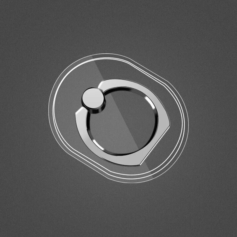 Подставка Для Смартфона На Палец, Прозрачное Удерживающее Кольцо Для iPhone X, Автомобильное Oval