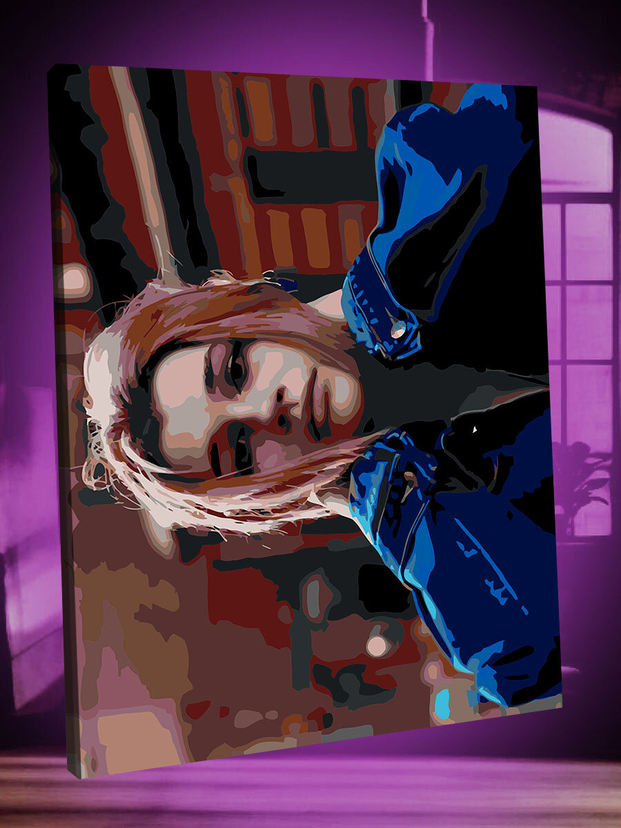 Картина по номерам "Просто Лера" холст на подрамнике