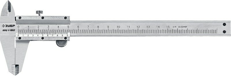 Штангенциркуль Зубр 34514-150 ШЦ-1-150, 150мм, стальной Профессионал