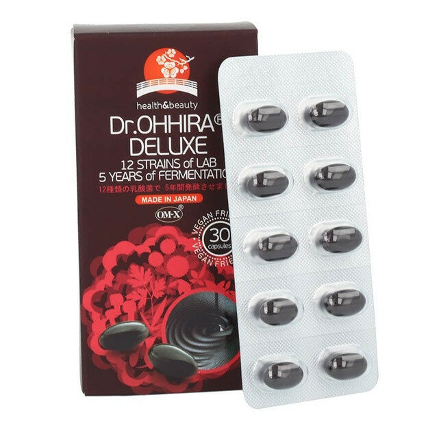 Ферментированный растительный комплекс 5-летней ферментации ОМ-Х® от Dr. OHHIRA® DELUXE – 30 капсул