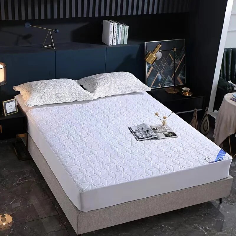 Водонепроницаемый наматрасник mtuove 100% полиэстер, 160x200x30cm, Темно-синий