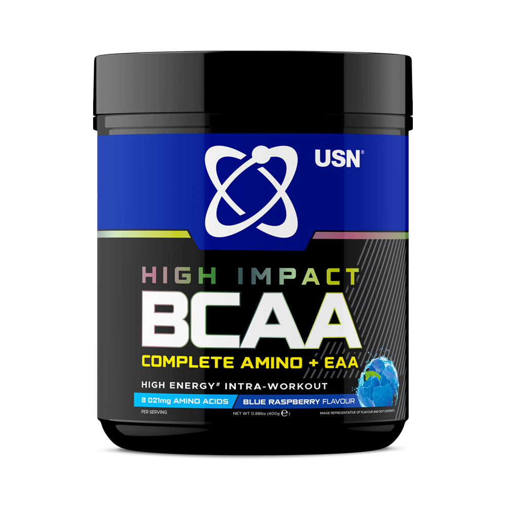 USN BCAA Complete Amino + EAA 400 г Голубая Малина