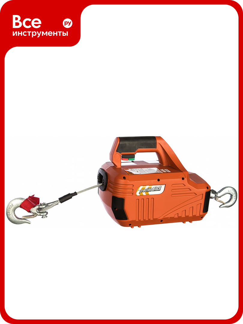 Электрическая переносная лебедка TOR SQ-02 450 кг 4,6 м 220 В с пультом 1140456