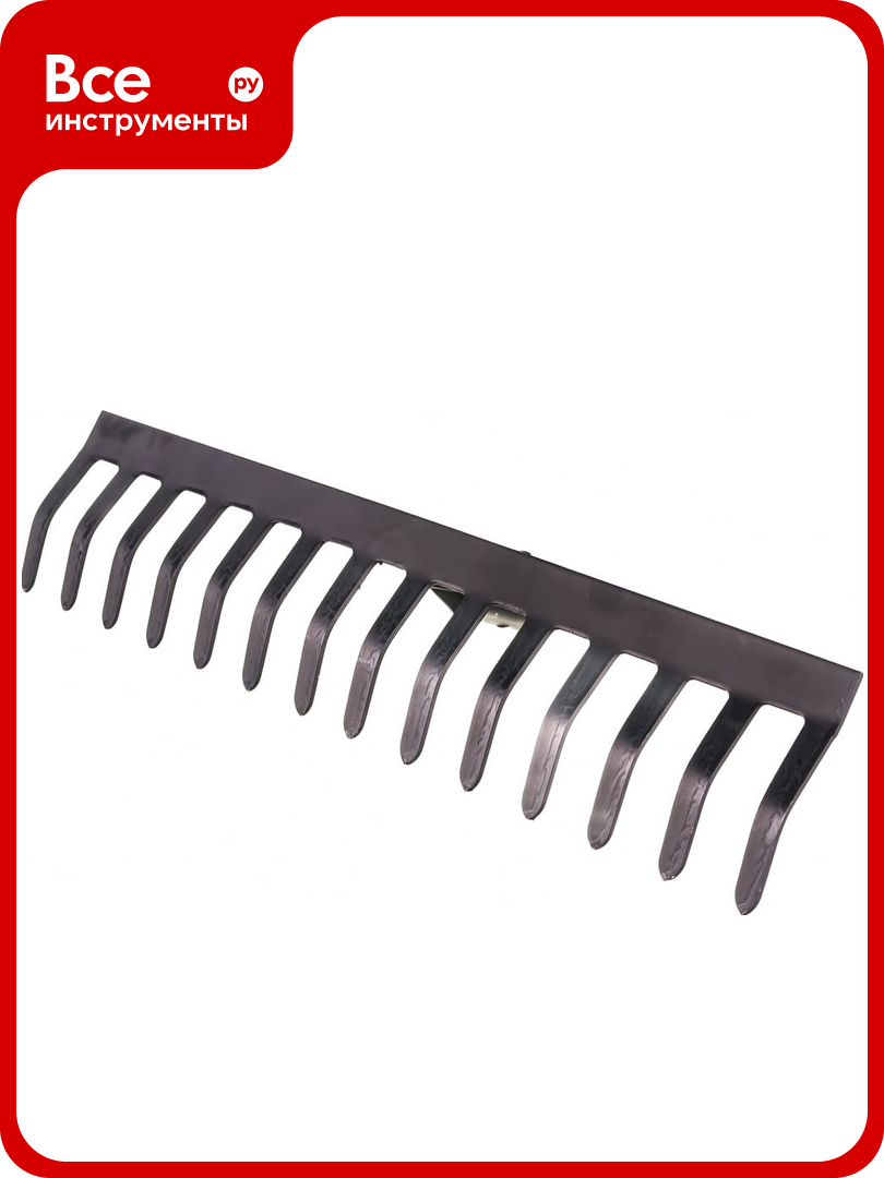 Прямые грабли Gigant 14-ти зубые эмаль 3мм ГП-14 G-01-06-12-0008, белый, 30 мм, 0.3 кг