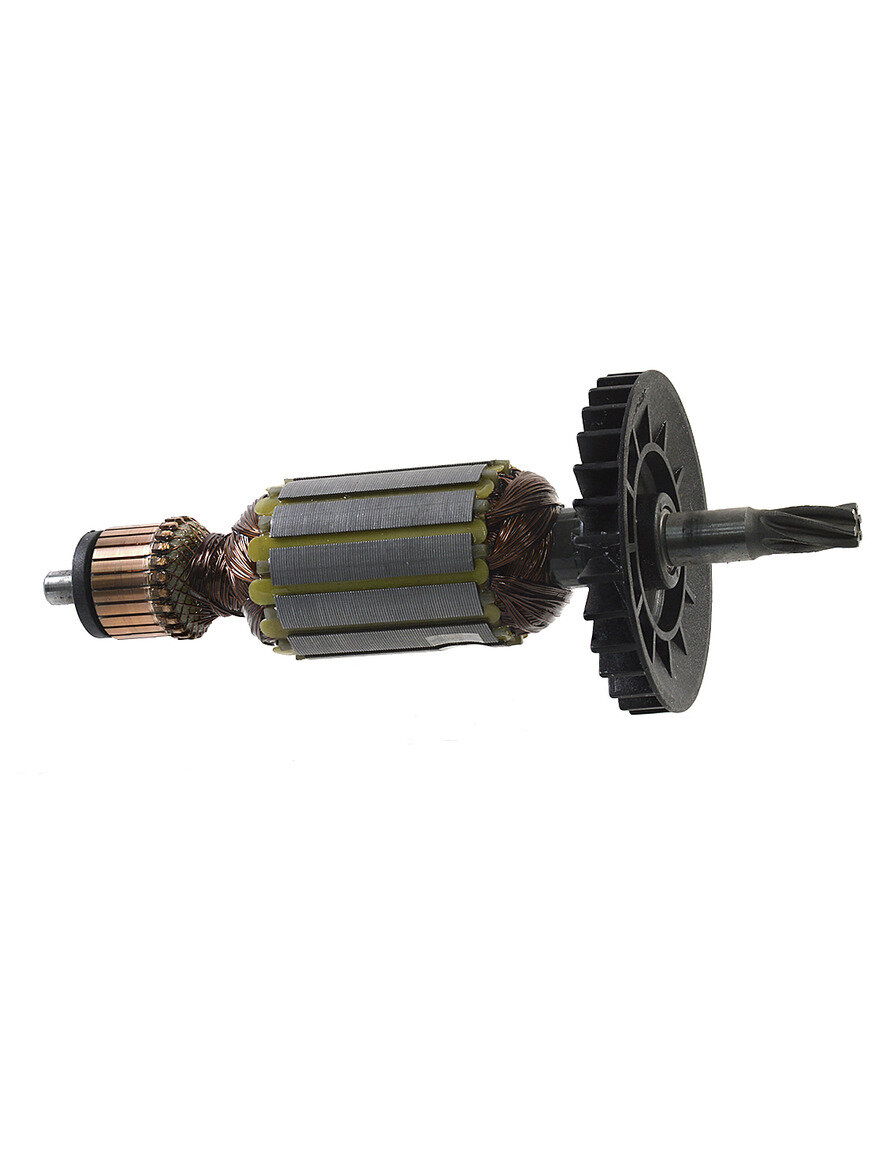 Ротор (Якорь) (L-164 мм, D-35 мм, 6 зубов, наклон вправо) для перфоратора ЗУБР ЗП-780 ЭК