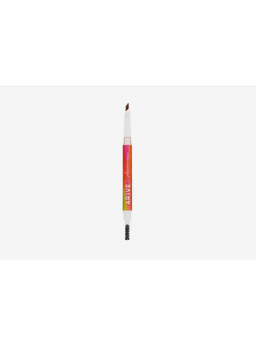 Карандаш для бровей ARIVE MAKEUP Glimmerverse, 03 с точилкой и щеточкой
