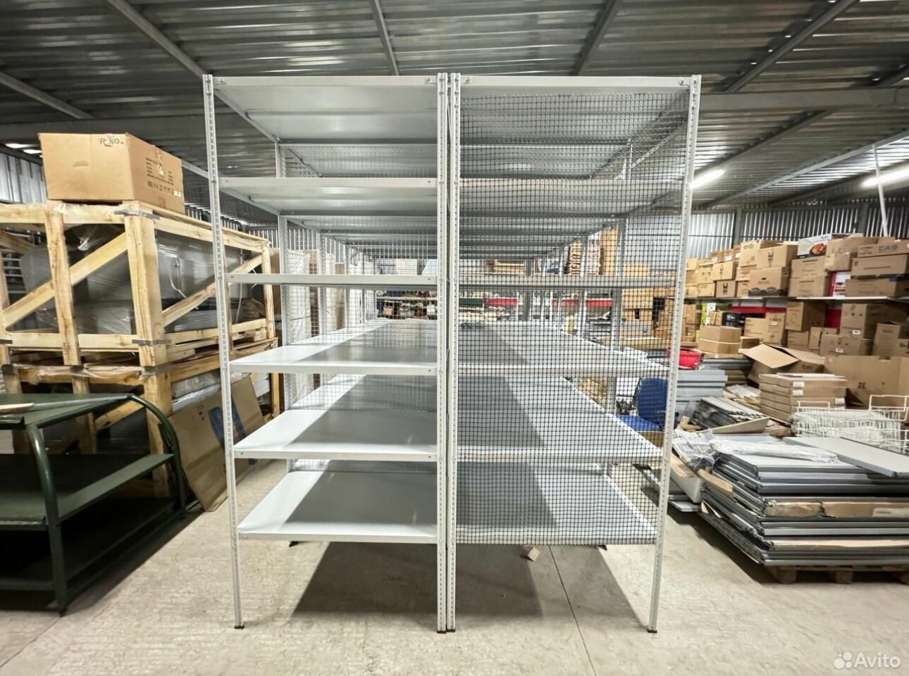 Стеллаж БУ 2000х1000х600 6 полок ( 2 шт )
