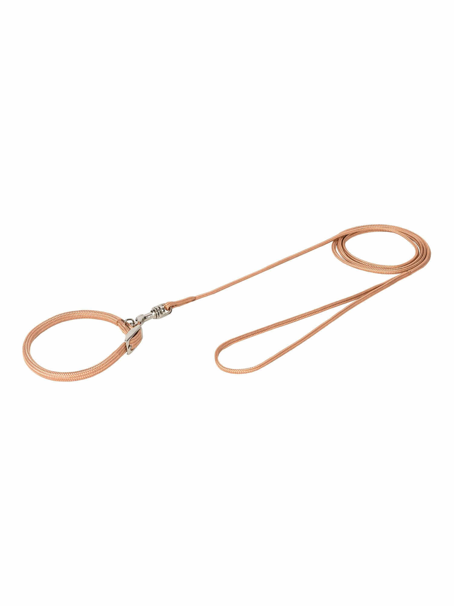 Набор ошейник с поводком для собак ZooOne, обхват шеи 17-20 см, длина поводка 1,2 м (медь) 78-2001