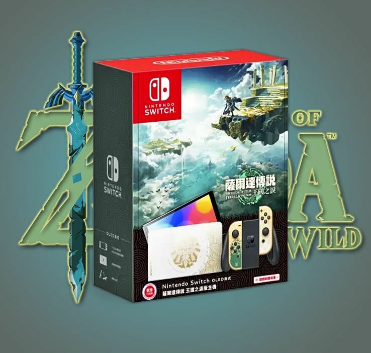 Нинтендо Игровая консоль, Nintendo Switch OLD Model The Legend of Zelda: Tears of the Kingdom Edition,64GB