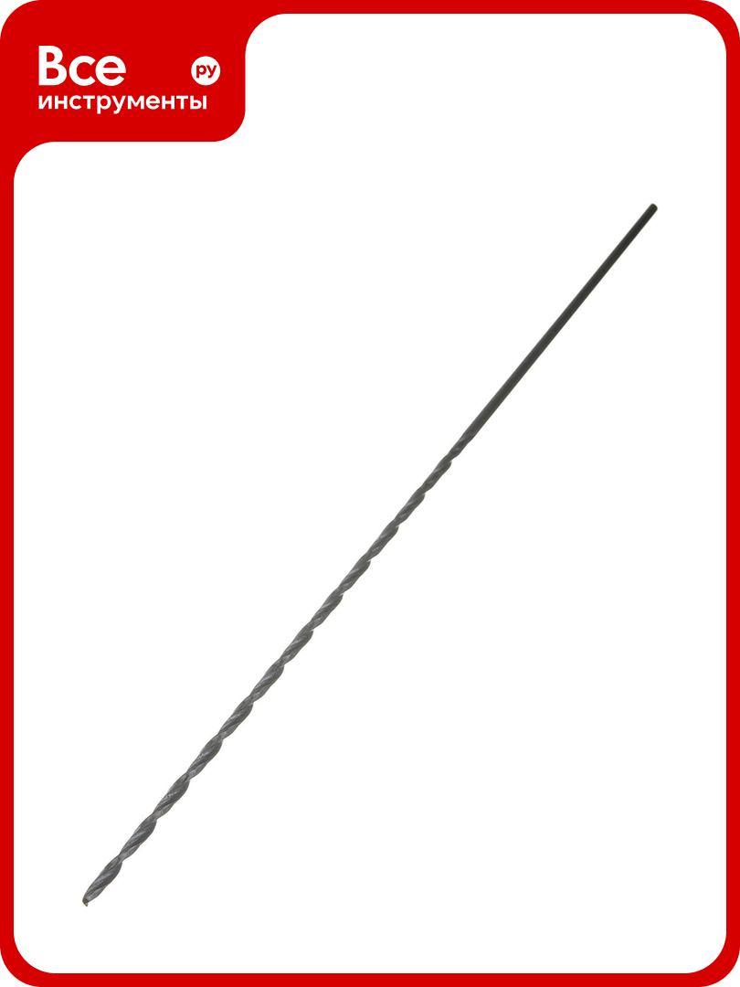 Сверло по металлу сверхдлинная серия цх (2.00x100x160 мм; Р6М5; ISO3292) инстулс