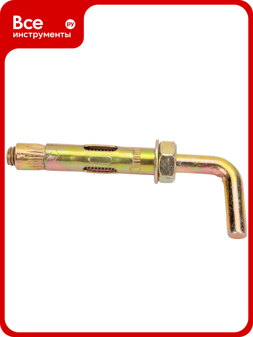Анкерный болт с г-образным крюком крепежная техника 10x60 60120