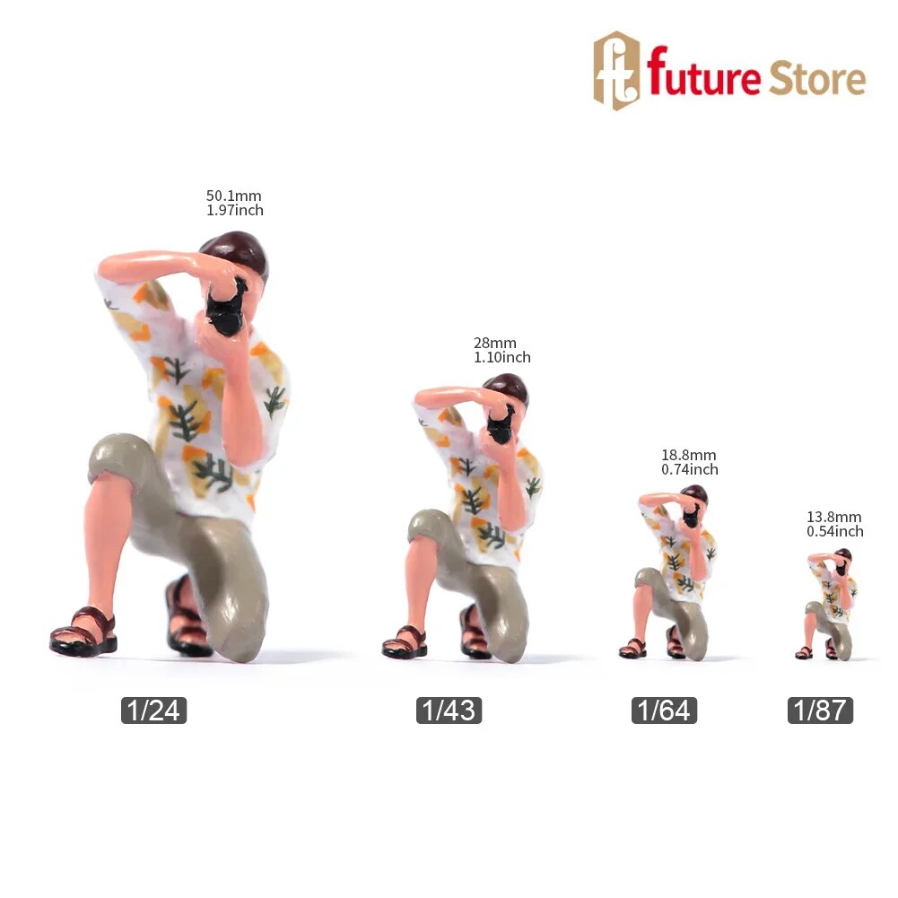 Фигурки фотографа MAK 1/64 1/43 1/87 1/24 1/18