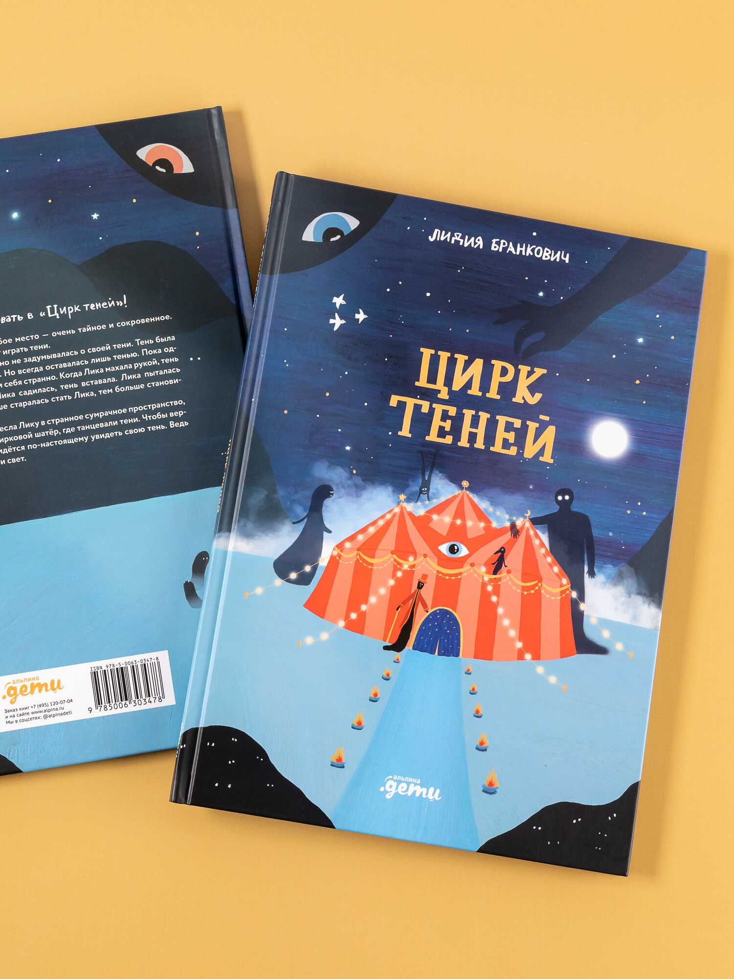 Книга "Цирк теней"/ Издательство: Альпина. Дети | Бранкович Лидия — фото 1