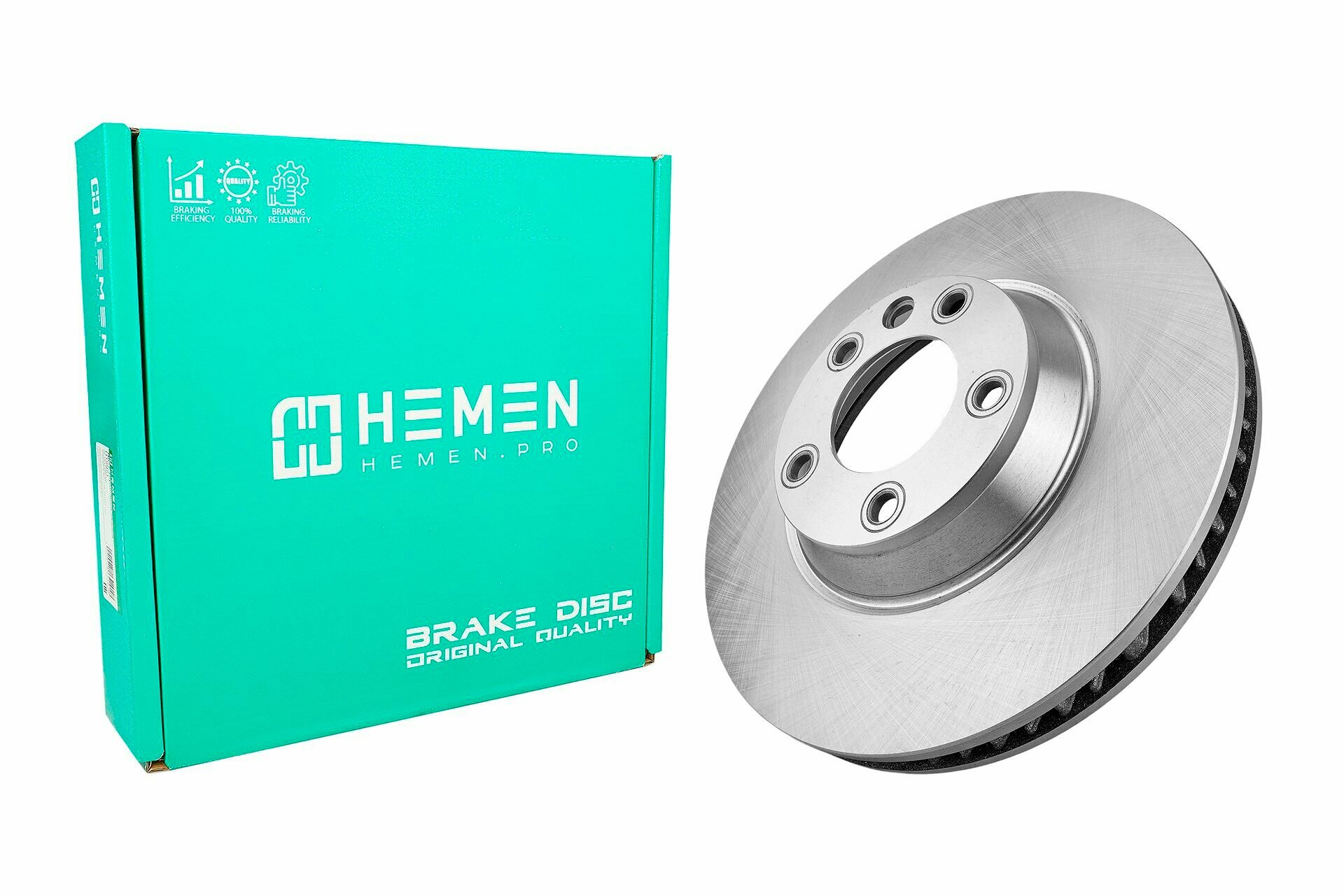 Диск тормозной передний Audi Q7 06-15, VW Touareg 02-10, Porsche Cayenne 02-10, диам.350 мм (HTS073)