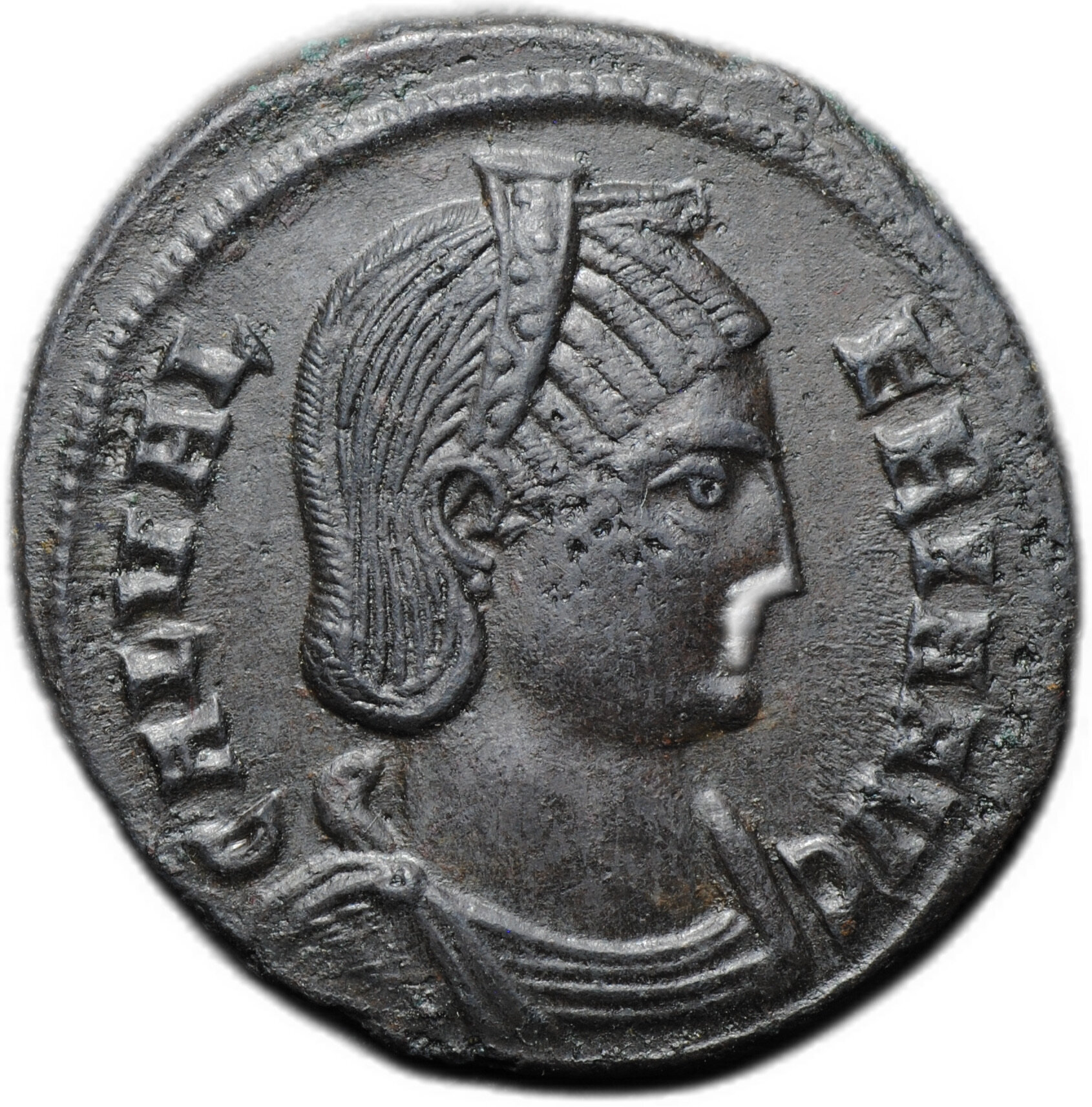 Монета Фоллис 308-310 Галерия Валерия Венера Римская Империя