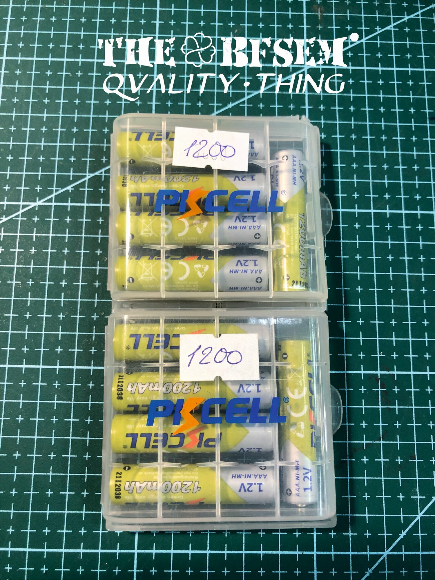 Аккумулятор PKCELL AAA Ni-Mh 1200 ( комплект-10 шт.) + 2 бокса для хранения