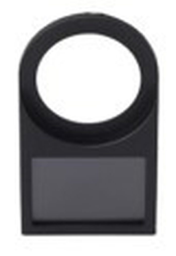 Держатель маркировки Systeme Electric / Систем Электрик вставка, пластик черный, 52.5×29.5мм, 1шт.