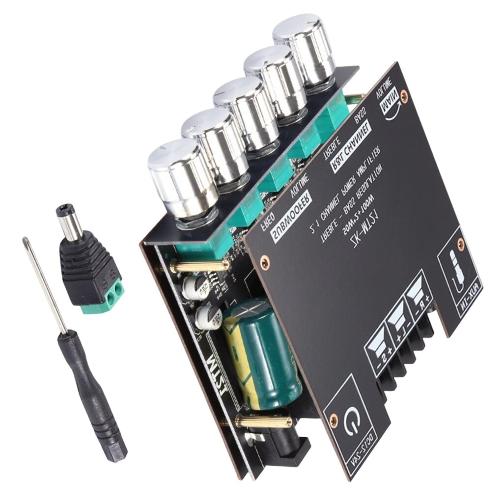 Усилитель звука 50W+50W+100W с Bluetooth для домашнего использования