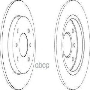 Тормозной диск Ferodo арт. ddf267