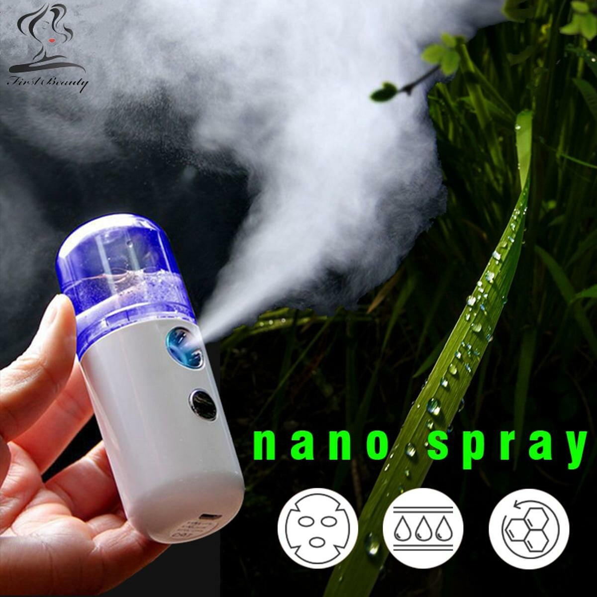 Распылитель для лица Nano Mist - USB-перезаряжаемый увлажнитель-распылитель для ухода за кожей, увлажнения