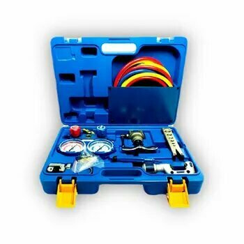 Value VTB-5B-III Набор инструментов для работы с фреоном R-22, R-134A, R410A, R-407C