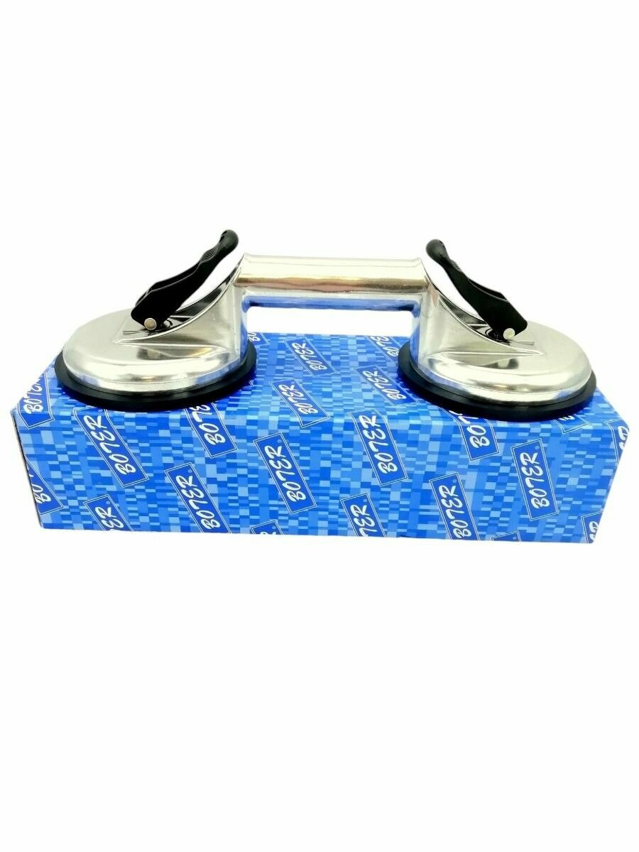 Стеклодомкрат алюминиевый с двумя присосками