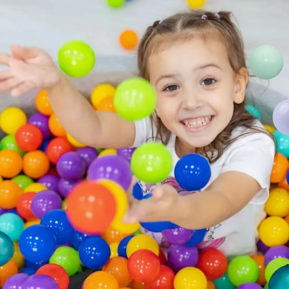 Шарики для сухого бассейна, 500 шт