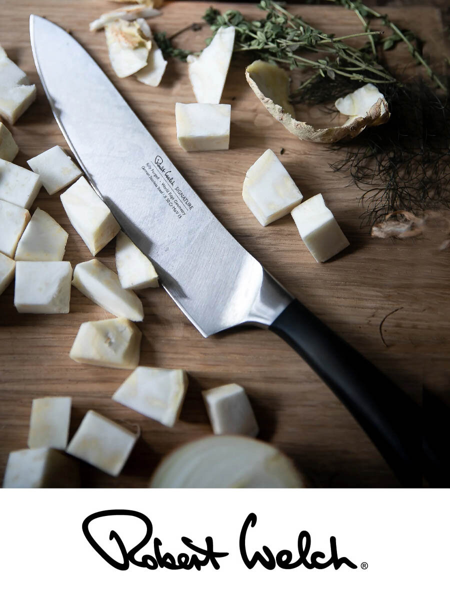 Нож поварской Шеф Robert Welch Signature 20см, нержавеющая сталь