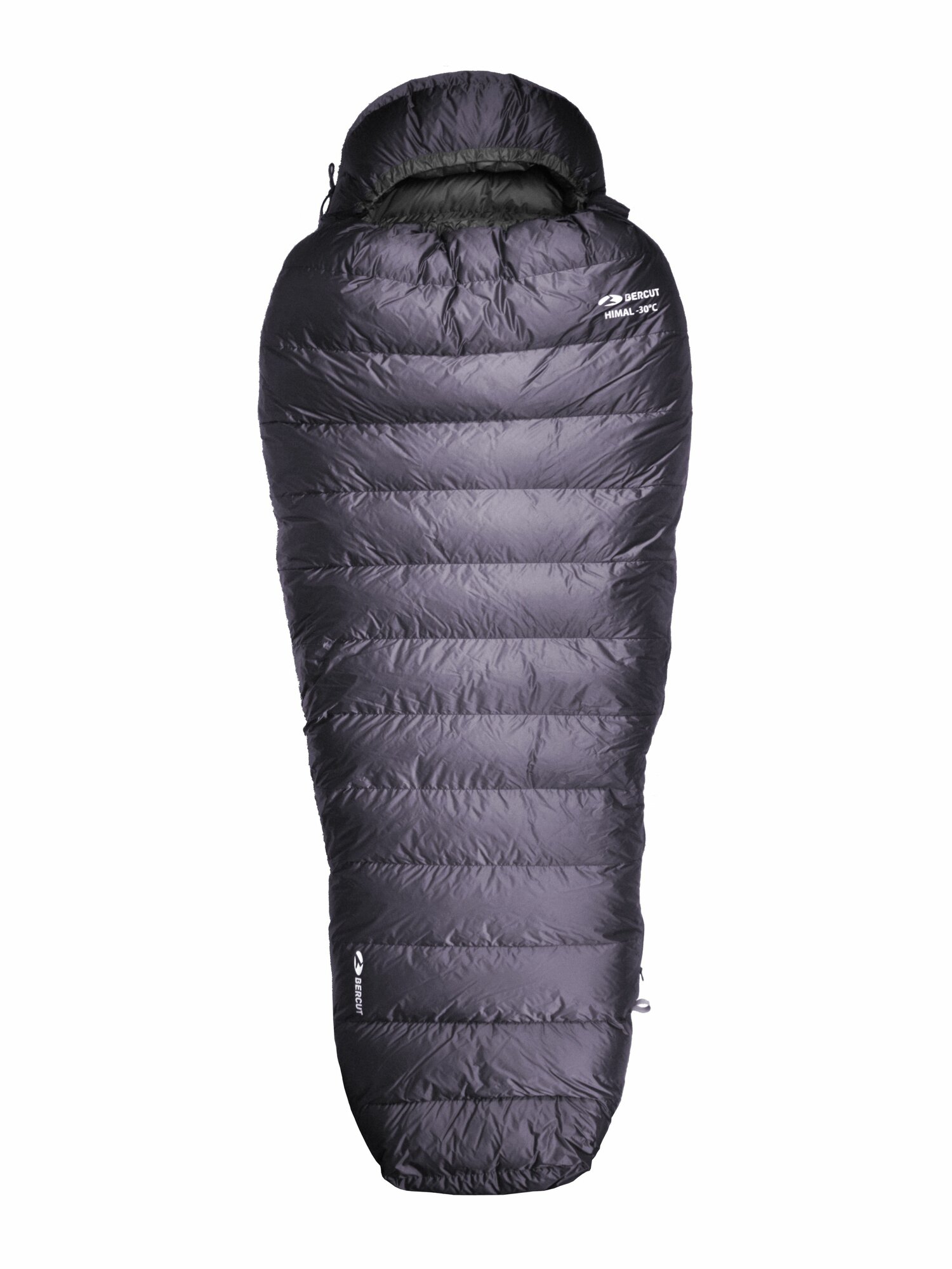 Спальный мешок Bercut HIMAL -30С L, правый, 215х85х65 см, Серо-Фиолетовый/Серый (Grey Purple/Grey)