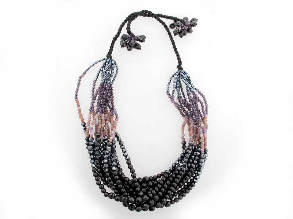 Колье, стекло