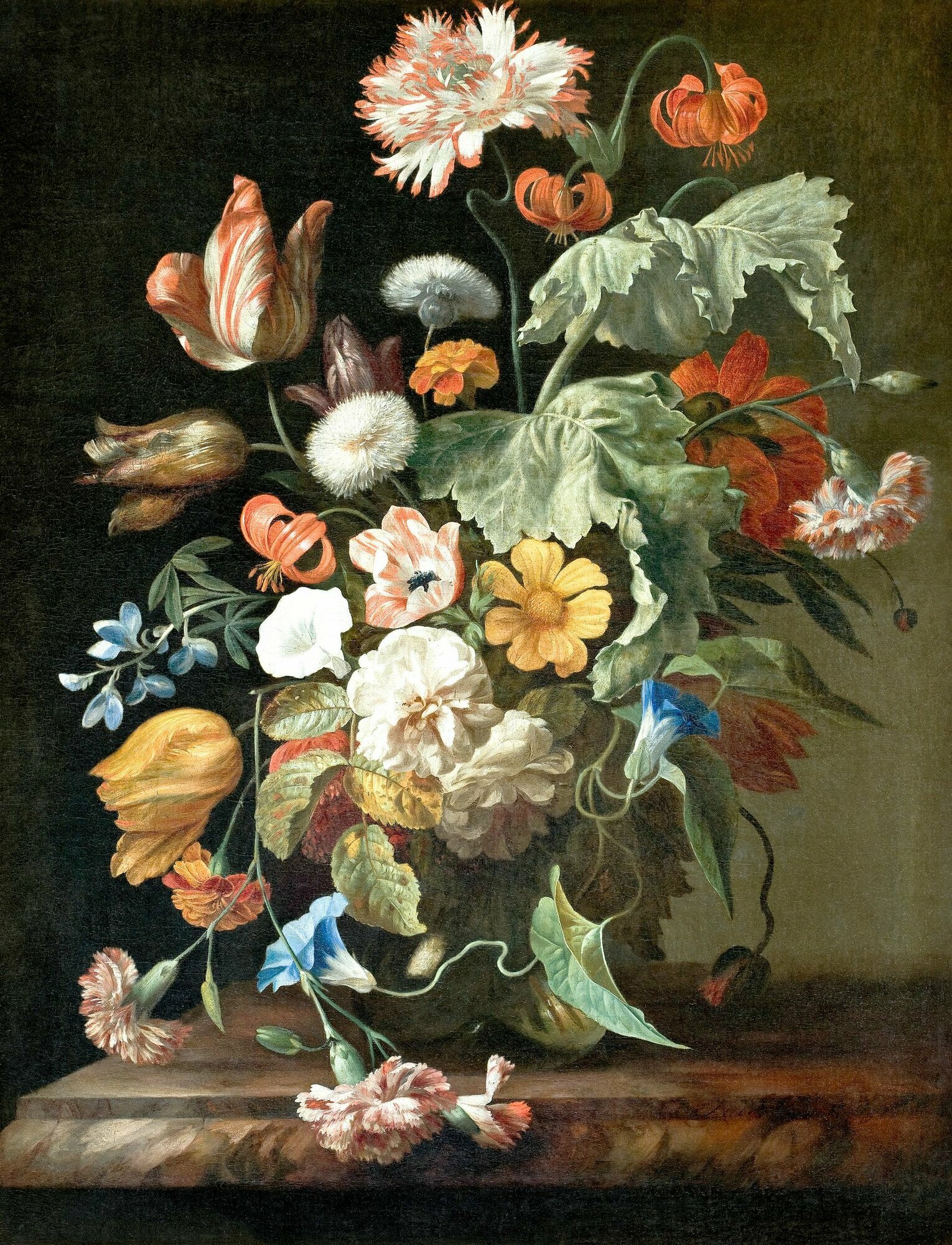 Картина Рэйчел Рюйш Натюрморт с цветами 61х80 см