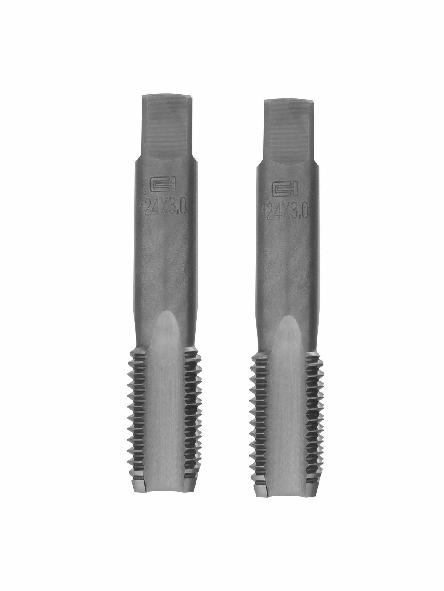 Метчик ручной М24 х 3 мм, комплект из 2 шт Сибртех 76665