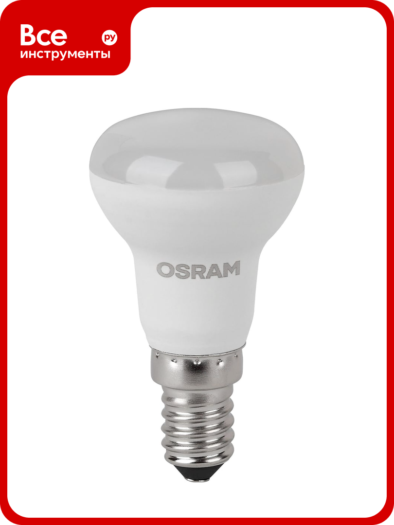 Светодиодная лампа OSRAM LED Value R E14 400лм 5Вт замена 40Вт 4000К нейтральный белый свет 4058075582576