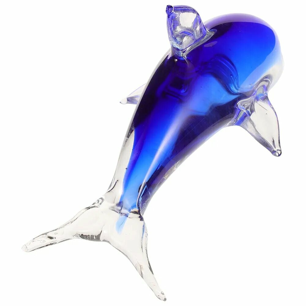 Фигурка Дельфина Из Стекла Для Домашнего Украшения 1 Штука