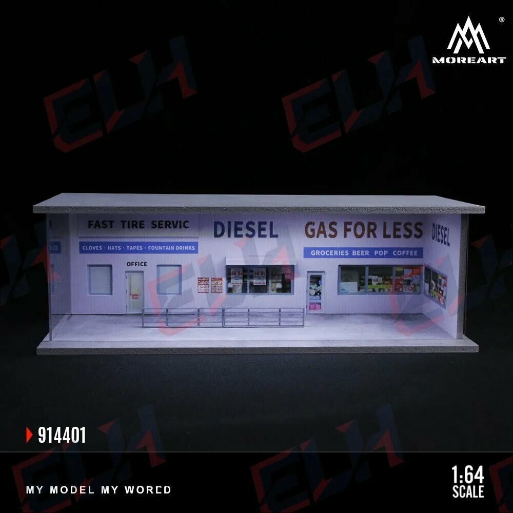 Moreart1:64 Cherry Blossom Car Park - Освещенная Версия Сцены