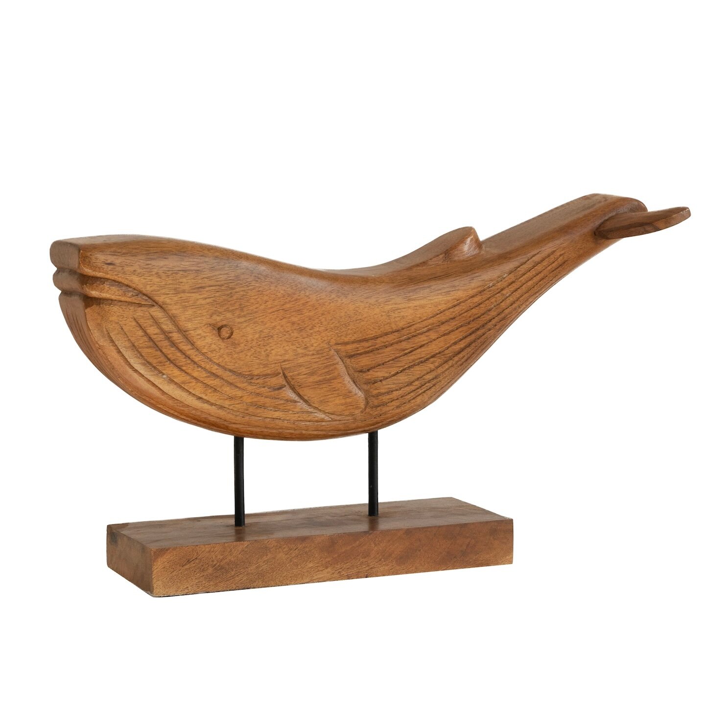 Декор для интерьера деревянный, фигурка Кит татва ТИН