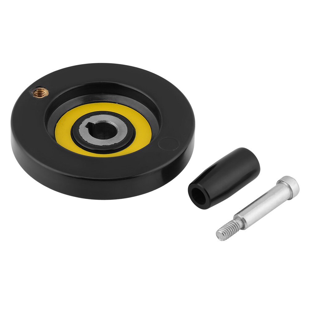 1 ПК, черная мельница, заднее колесо заднее колесо с вращающейся ручкой (12 x 80 мм)