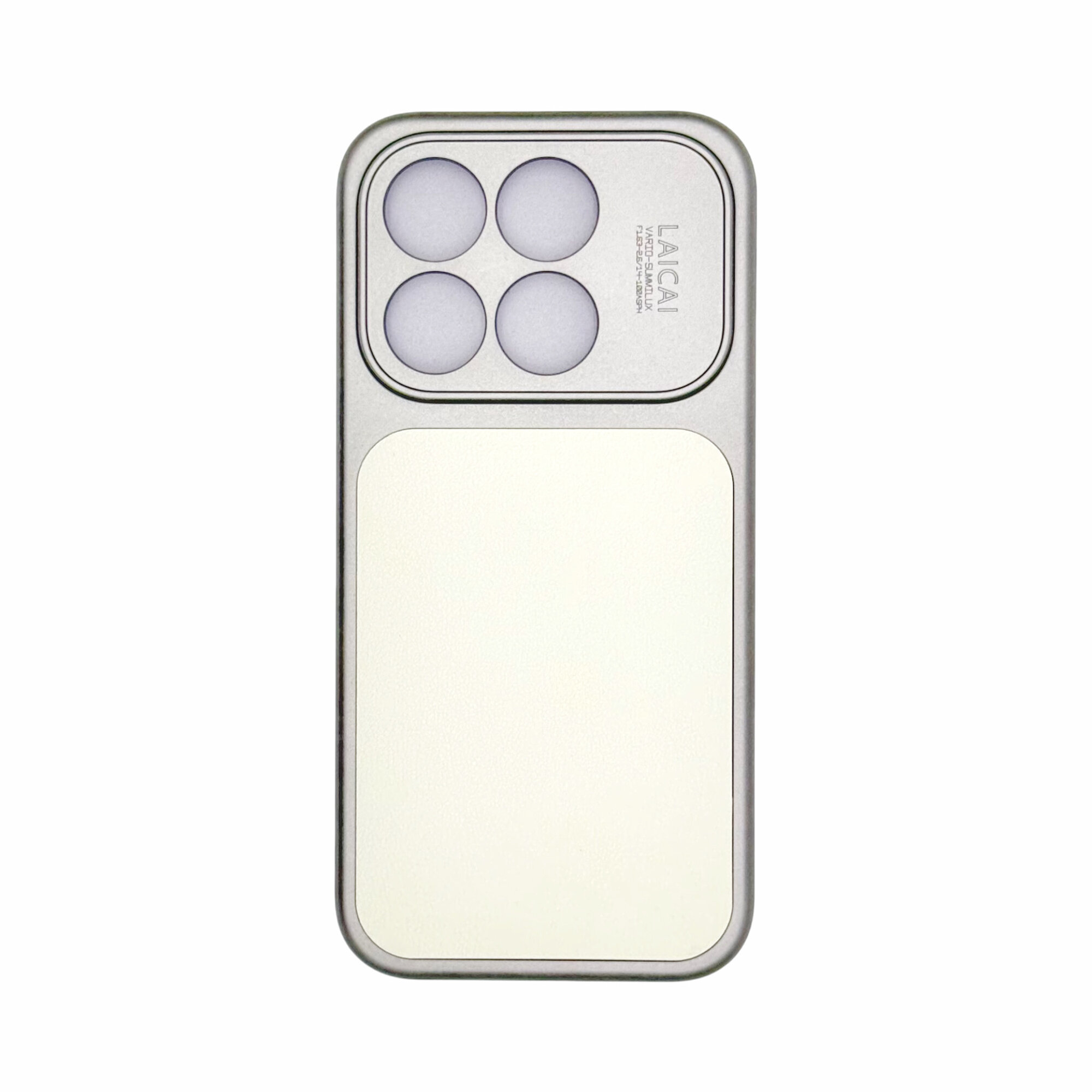 Чехол Для Xiaomi 17/Сяоми 17, soft touch, чехол-кардиомонитор, искусственная кожа, поликарбонат (PC), защита камеры, ударопрочный, усиленные углы, Xiaomi, Xiaomi 17, white,