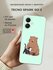 Чехол на Tecno Spark Go 2 / Текно Спарк Го 2 с принтом "Медведь и кошка дружба"