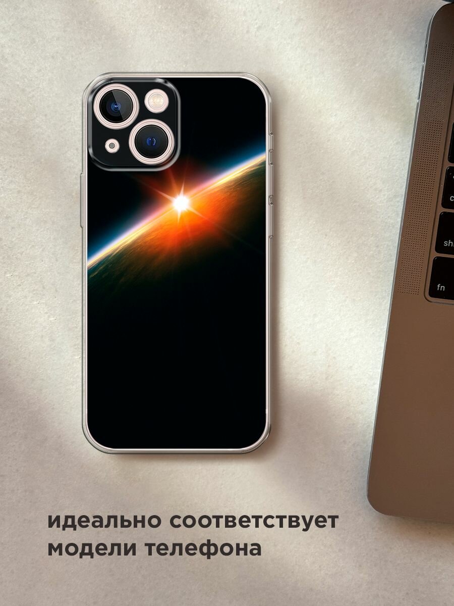 Чехол на Apple iPhone 13 mini / Айфон 13 мини с принтом "Космос 9" — фото 1