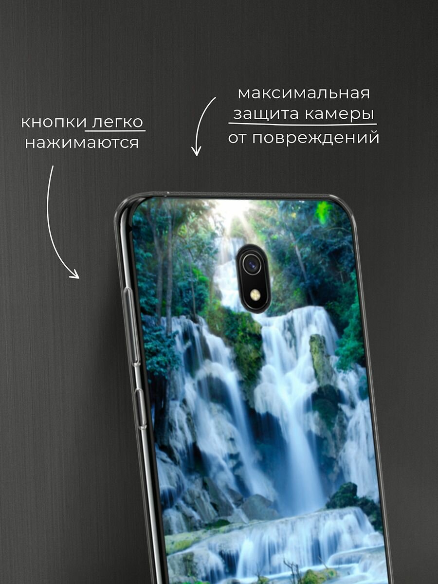 Чехол на Xiaomi Redmi 8A / Сяоми Редми 8А с принтом "Водопад 8" — фото 1