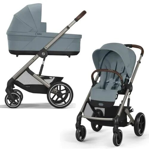 Коляска 2 в 1 Cybex Balios S Lux, Stormy Blue
